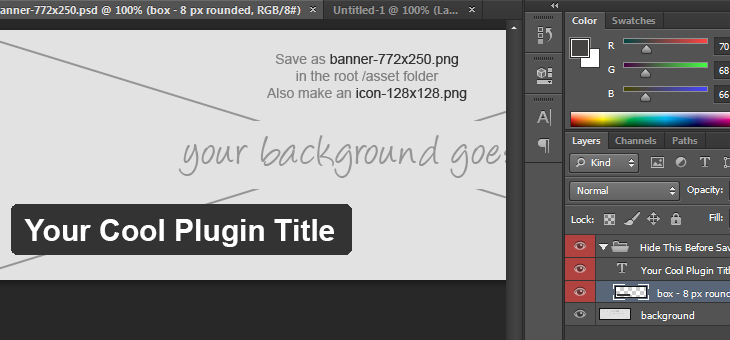 Free PSD Template for Creating a WordPress.org Plugin Banner – WP Tavern