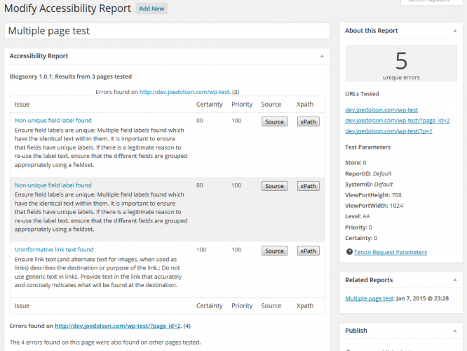 Access Monitor Plugin Tests WordPress Sites for Accessibility ...