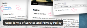 How to Automatically Create Terms of Service and Privacy Policy ...