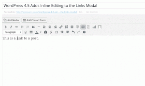WordPress 4.5 Adds Inline Editing to the Links Modal – WP Tavern