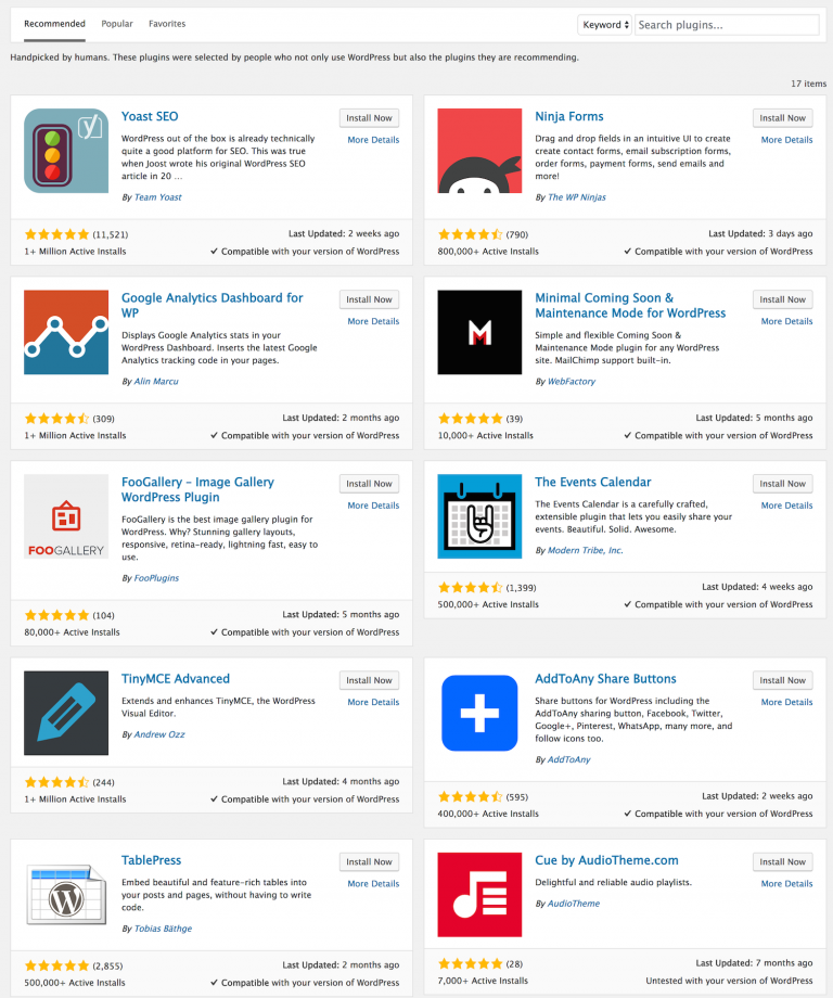 New Plugin Offers Better Plugin Recommendations in the WordPress Admin ...