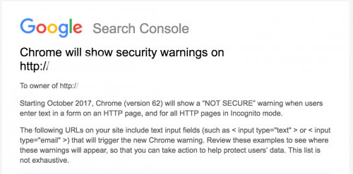 Chrome Version 62 to Show Security Warnings on HTTP Pages Starting in ...