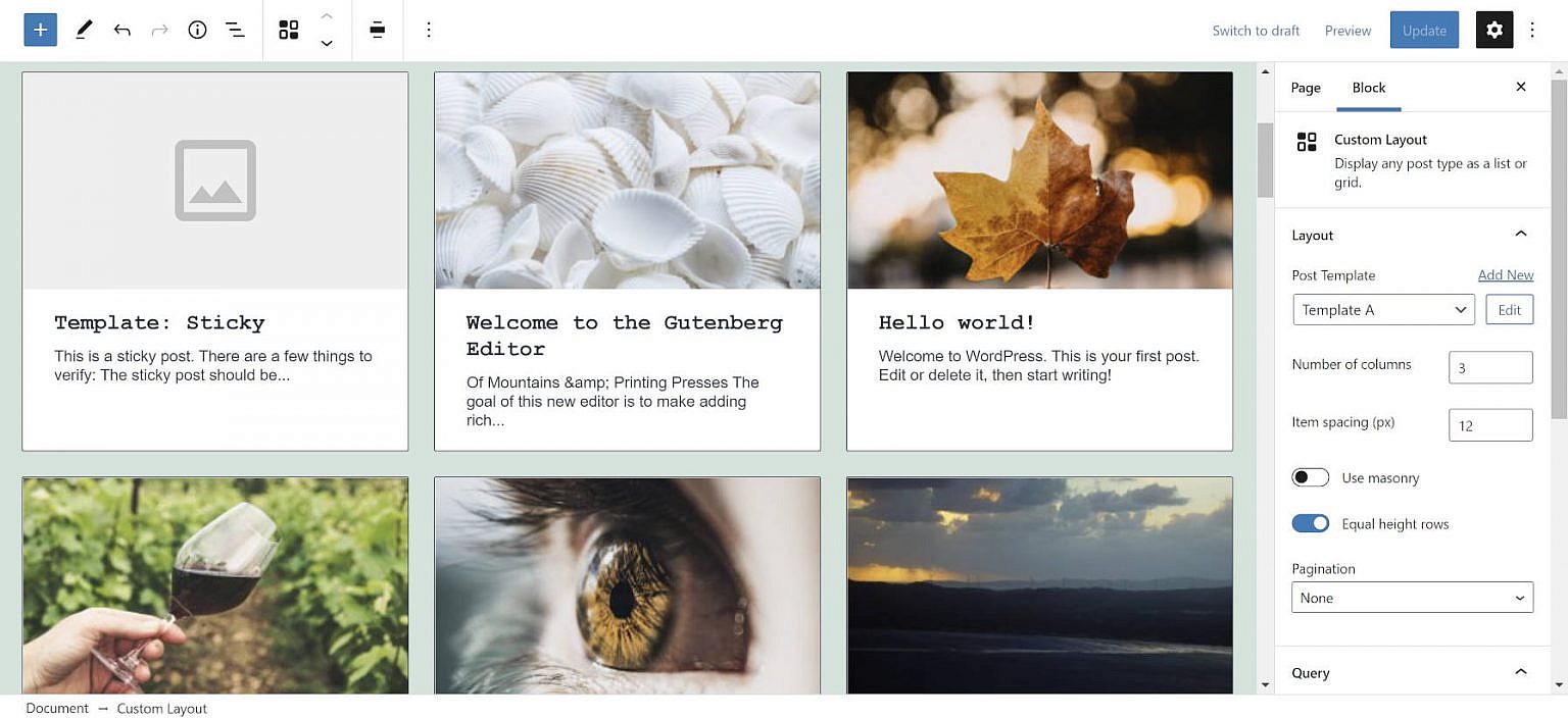 Custom Layouts Plugin Creates a Posts Display System for Both the ...