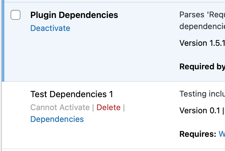 Plugin Dependencies Feature Plugin Now Ready for Testing – WP Tavern