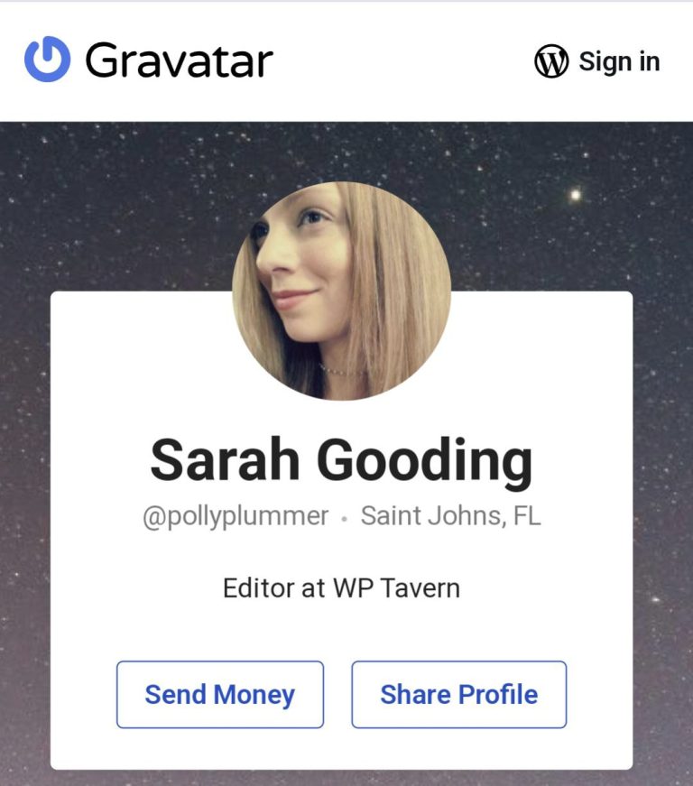 Gravatar Adds New Payment Features for Profiles – WP Tavern
