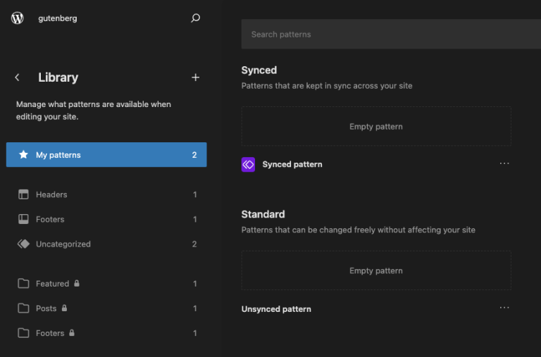 WordPress 6.3 Beta 3 Released, Introduces UI Changes to Pattern Management – WP Tavern