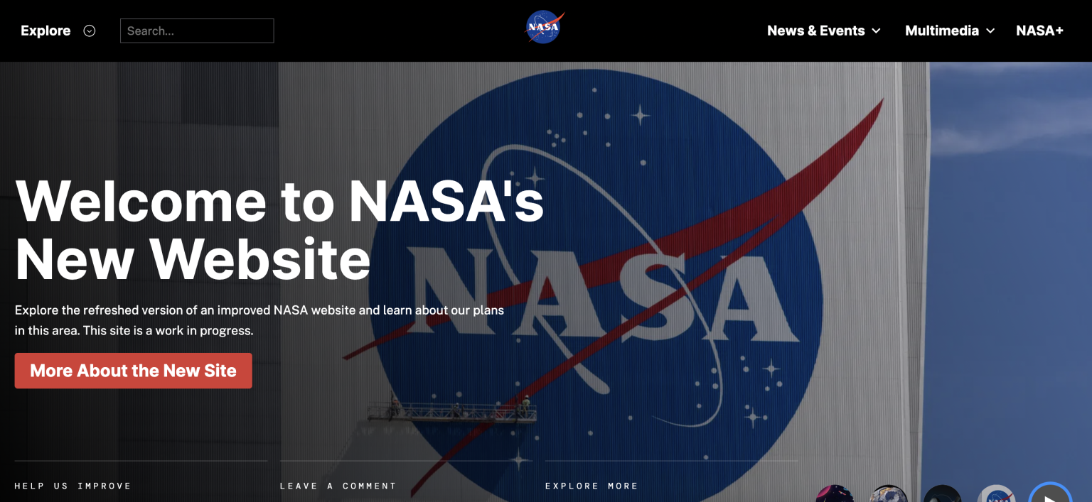Why NASA Chose WordPress for Revamping Its Flagship Website – WP Tavern